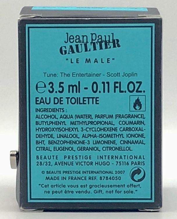 Miniature Jean-Paul Gaultier Le Mâle La Boîte à musique | Kaufen auf ...
