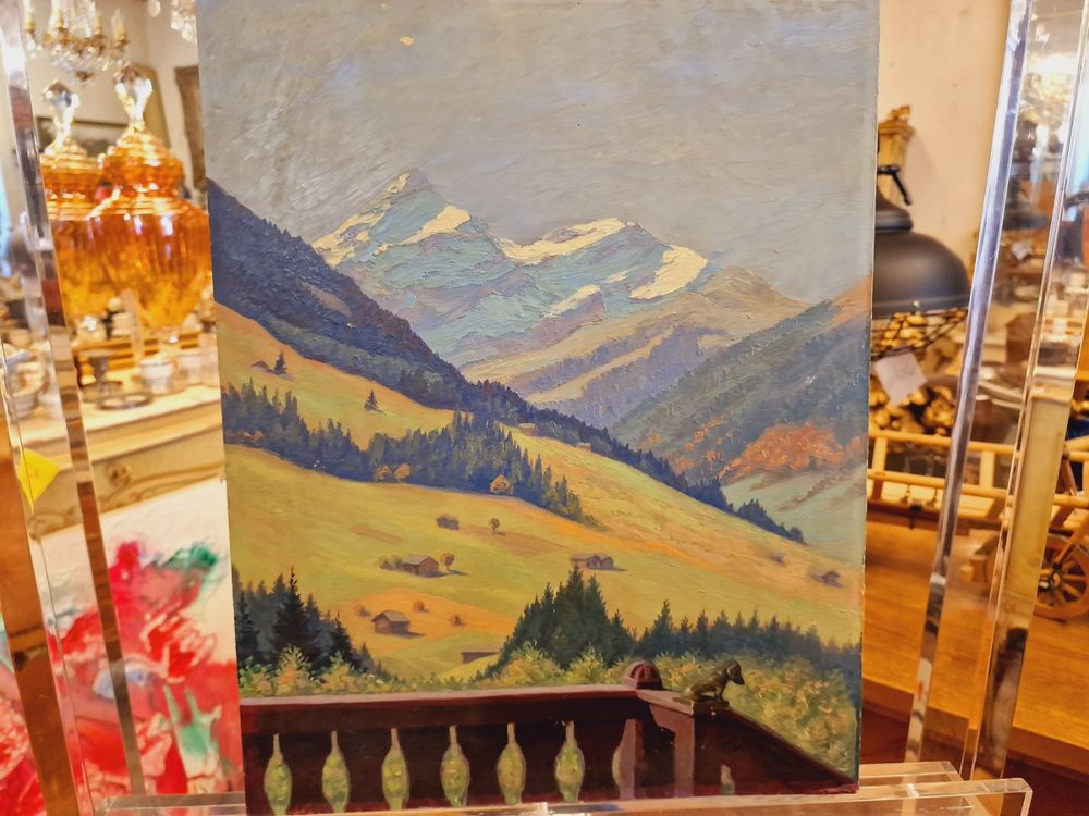 LANDSCHAFT GEMÄLDE, SIGNIERT | Kaufen auf Ricardo