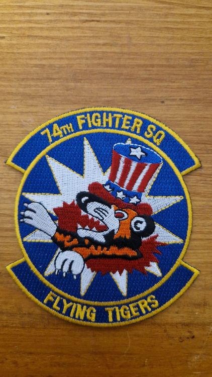 U.S Air Force 74th Fighter Squadron Badge Flying Tigers (Gebraucht) in ...