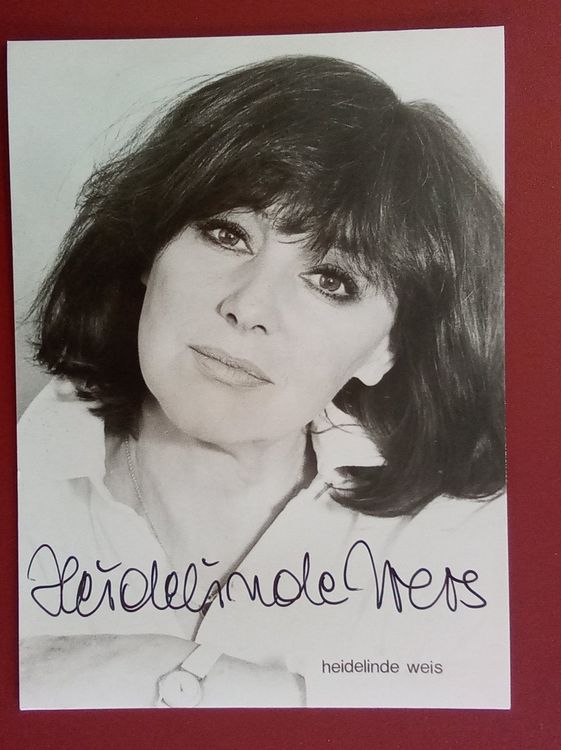Heidelinde Weis 1940-2023 Autogramm Fotopostkarte 10x15cm (Gebraucht ...