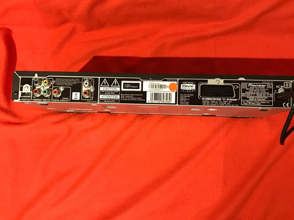 Pioneer DVD DV-410V-K np100 FUNKTIONIERT EINWAND FREI | Kaufen auf Ricardo