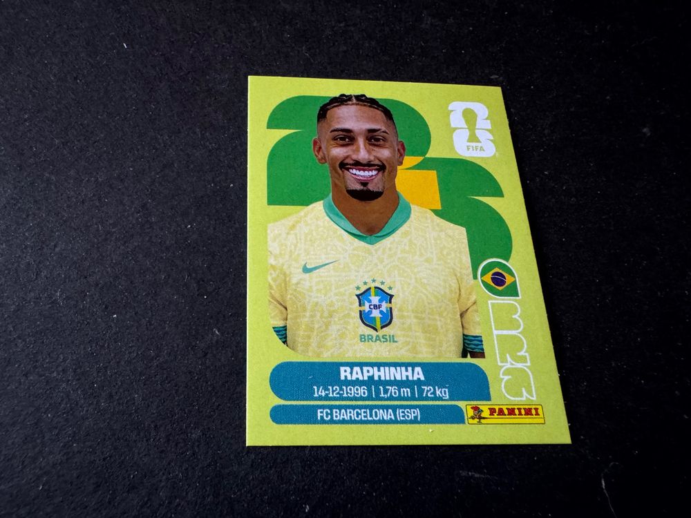 Panini FIFA 2026 Sticker Raphinha Brasilien BRA 19 (Neu (gemäss ...