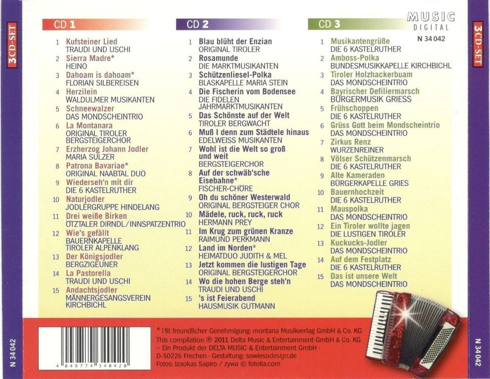 Das grosse Wunschkonzert der Volksmusik CD (Gebraucht) in St. Margarethen TG für CHF 2 – mit ...