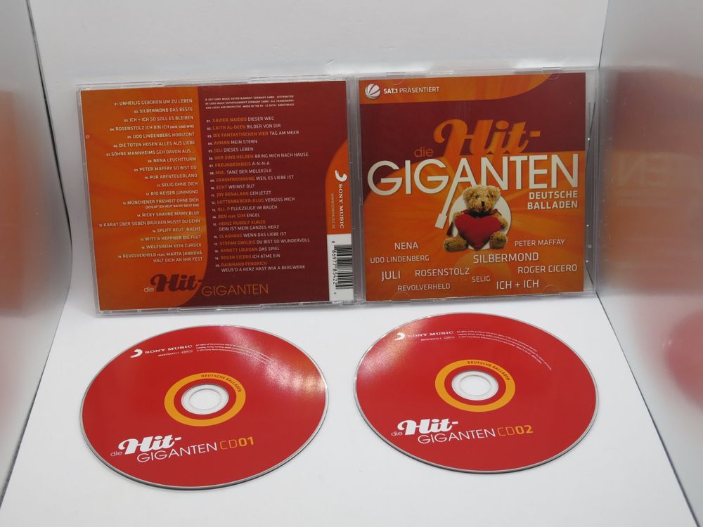 2 CD Die Hit-Giganten Deutsche Balladen Nena Rosenstolz Pur (Gebraucht) in Ernetschwil für CHF 4 ...