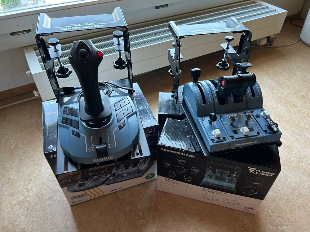 TCA Captain Pack X Airbus Edition inkl. 2 TM Flying Clamp (Gebraucht ...