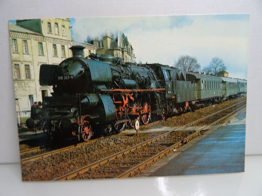 Postkarte Dampflokomotive DB 018 323-6 Eilzug 13.4. 1969 | Kaufen auf Ricardo