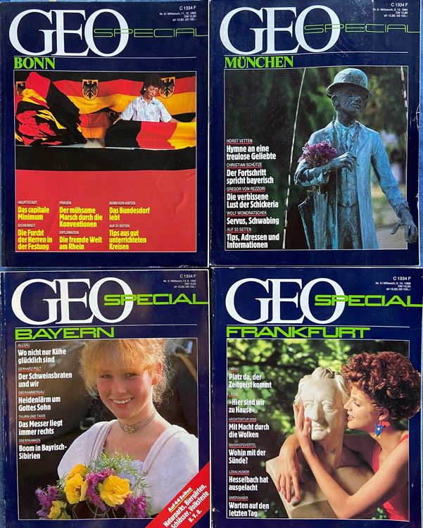 8 Zeitschriften GEO Special 90er Jahre über Deutschland | Kaufen auf ...
