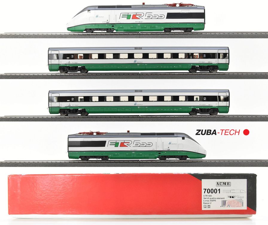 ACME 70001 E-Triebzug 4Tlg ETR 500 FS H0 GS Analog mit OVP (Gebraucht ...