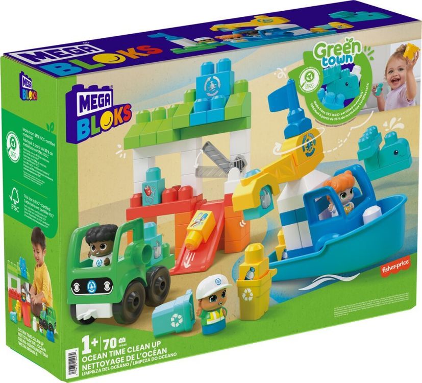 Fisher-Price / MEGA Bloks Green Town Spiel-Bausteine ab 1 J (Neu und ...