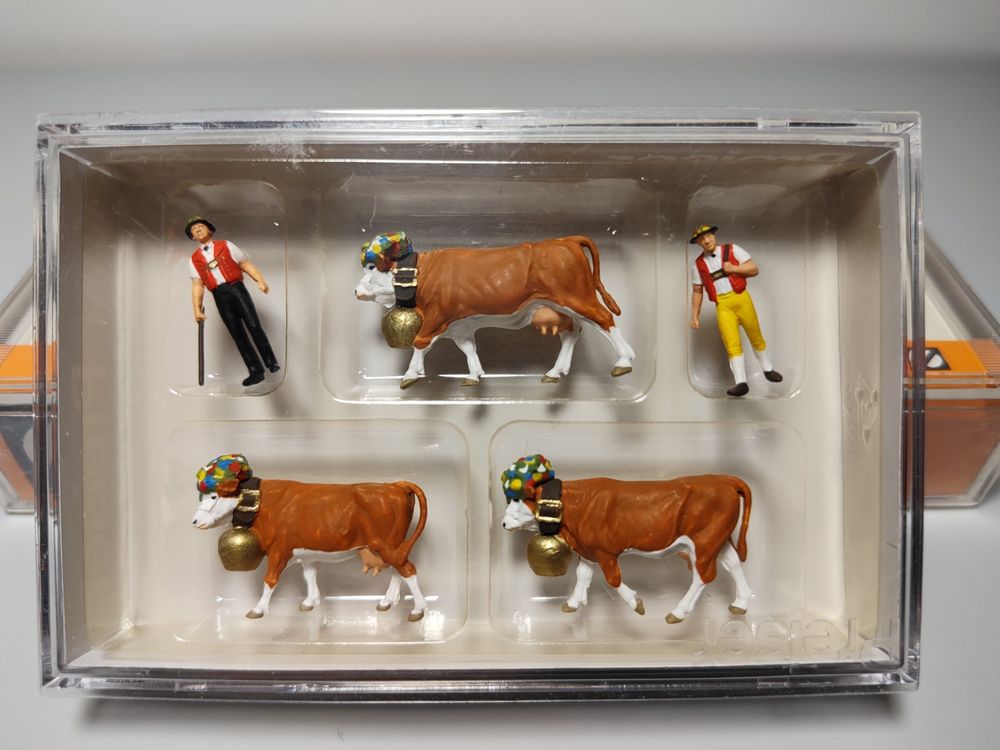 Preiser 10404 Almabtrieb 1:87 H0 (Neu und originalverpackt) in ...