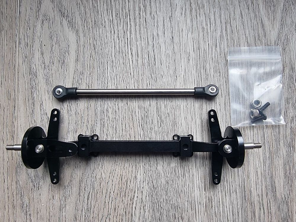 Lenkachse komplett mit Spurstange passend zu Tamiya neu OVP (Neu und ...