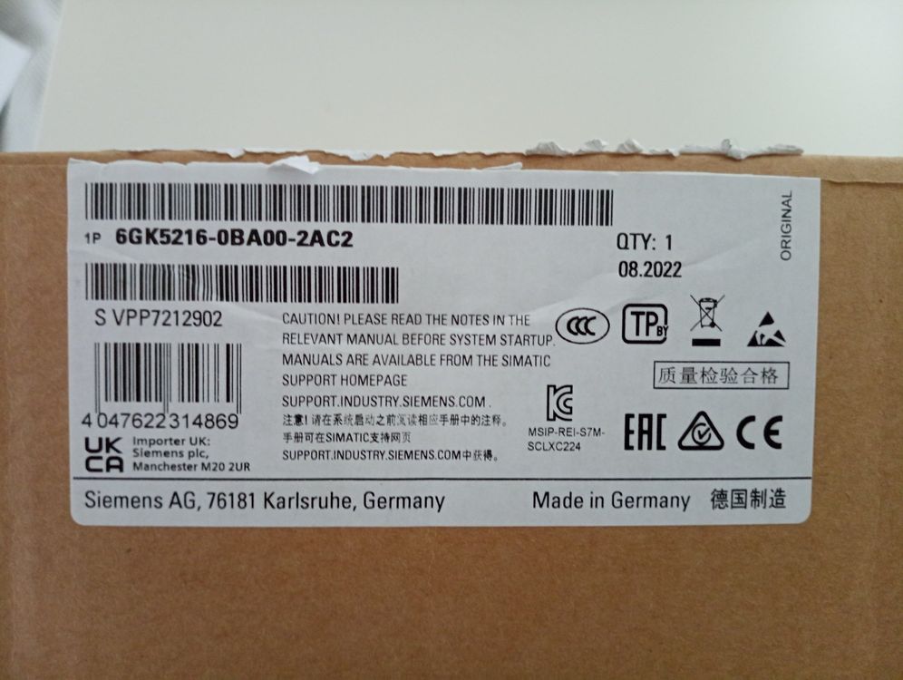 Siemens SCALANCE XC216 Switch / 6GK5216-0BA00-2AC2 | Kaufen auf Ricardo