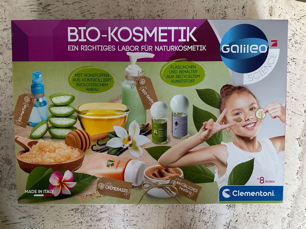 Galileo Bio Kosmetik set, clementoni DIY, nur geöffnet neu, (Neu ...