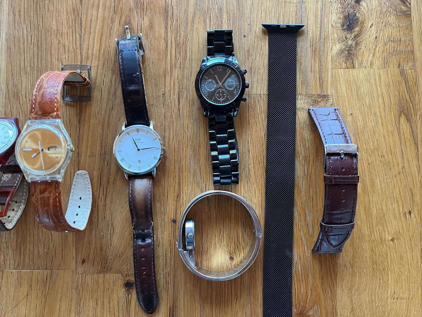 Swatch Uhren und Daniel Wellington 9Stk. Verkaufe ein Konvol (Gebraucht ...