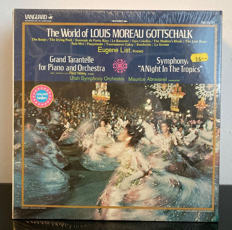 Louis Moreau Gottschalk -The World of Louis M. Gottschalk LP (Neu ...