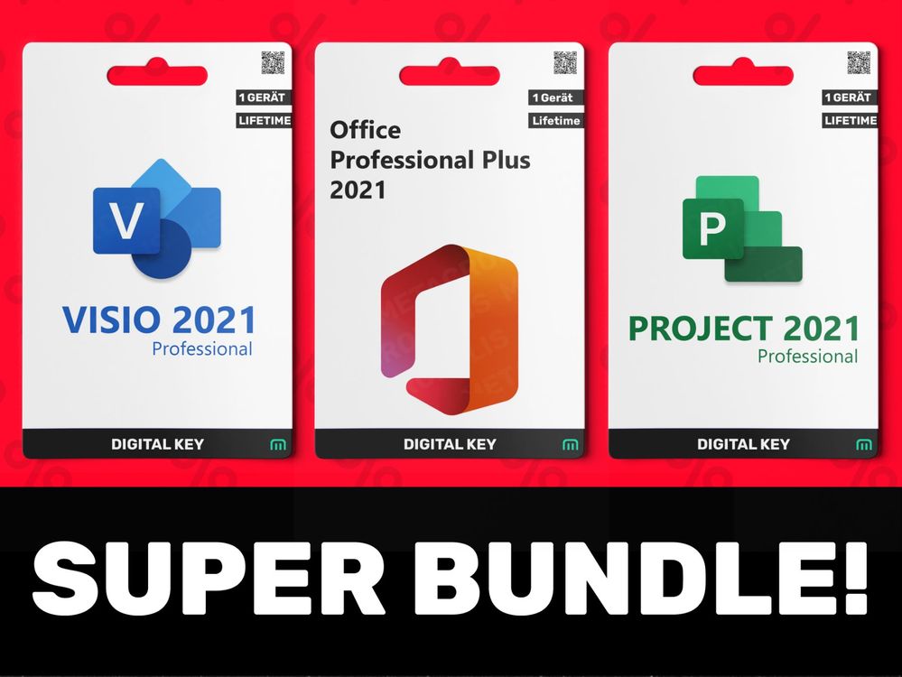 Office Pro Plus 21 & Visio Pro 21 & Project Pro 21 | Kaufen auf Ricardo