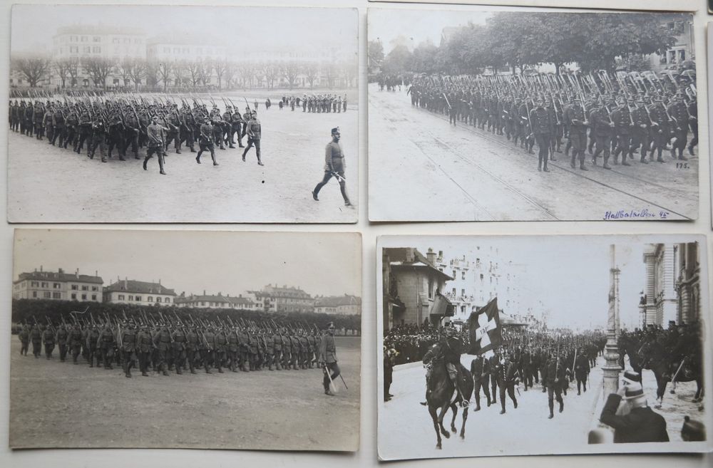 9 alte AK CH Militär Defilee Heer vorwärts MARSCH (Gebraucht) in Zug für CHF 9 – mit Lieferung ...