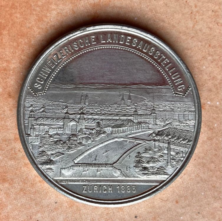 Médaille Schweizerische Landesausstellung Zürich 1886 (Gebraucht) in Versoix für CHF 40 – nur ...