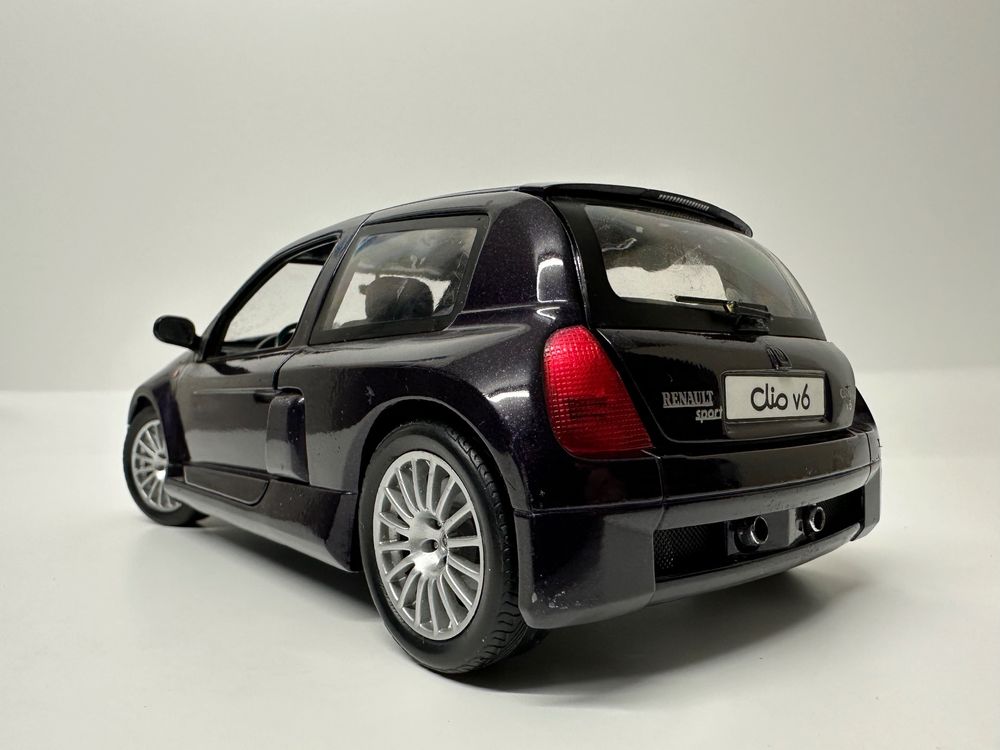 Renault Clio V6 1:18, violet, Eagle Collectibles, mit OVP (Gebraucht ...