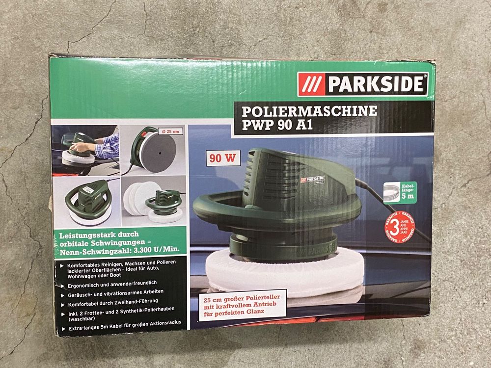 Parkside Poliermaschine PWP 90 A1, neu (Neu und originalverpackt) in ...