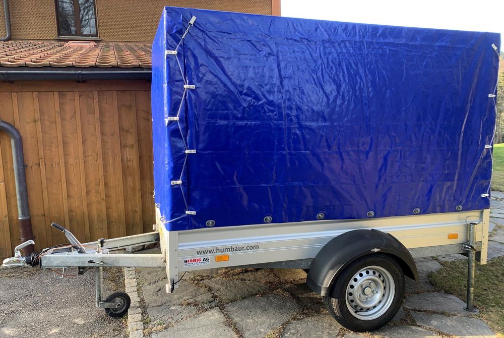 Humbaur Anhanger 1300 Kg Mit Plane