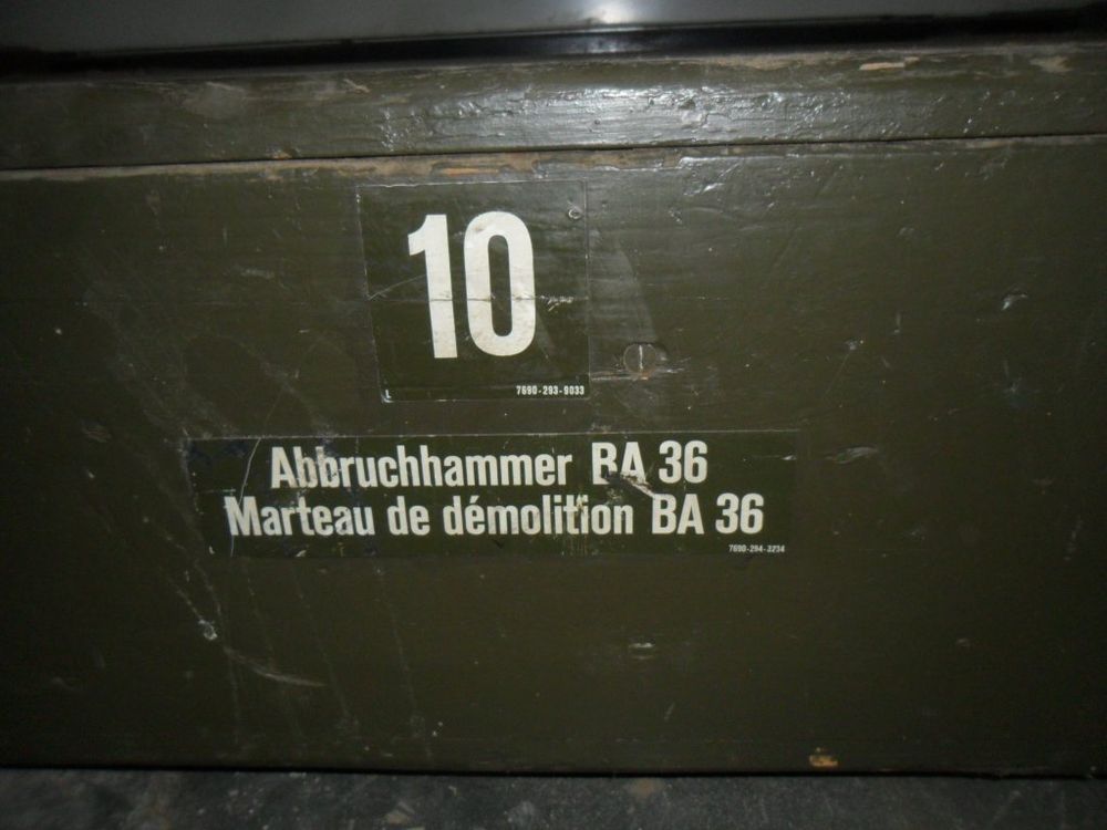 Abbruchhammer BA 36 der schweizer Armee | Kaufen auf Ricardo