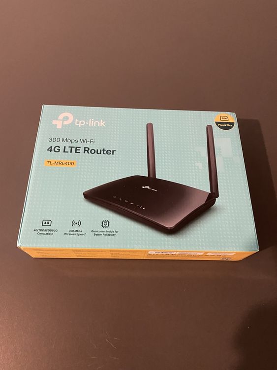 TP-Link 4G LTE Router MR6400 WLAN Router SIM Slot (Neu und ...