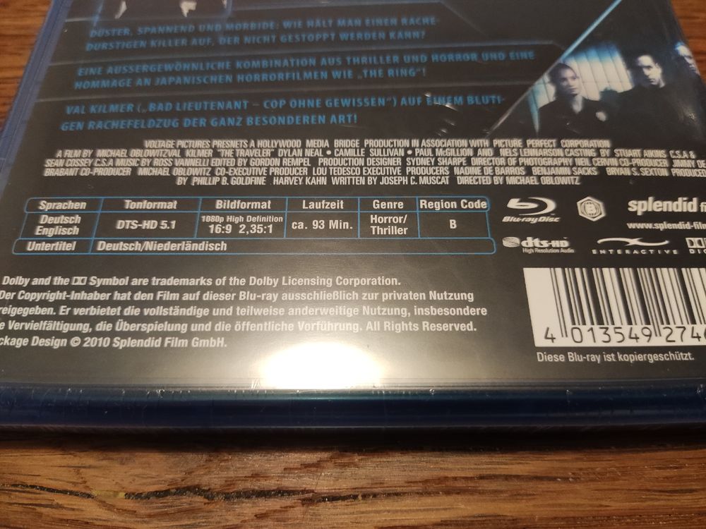 The Traveller mit Val Kilmer (Blu-ray) NEU und OVP (Neu und originalverpackt) in Oberembrach für ...