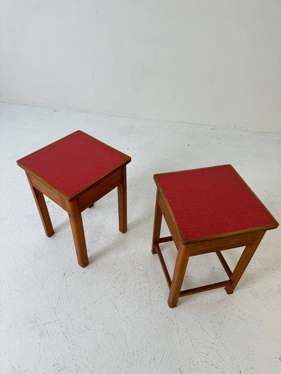 2 schöne Hocker mit Stauraum vintage | Kaufen auf Ricardo