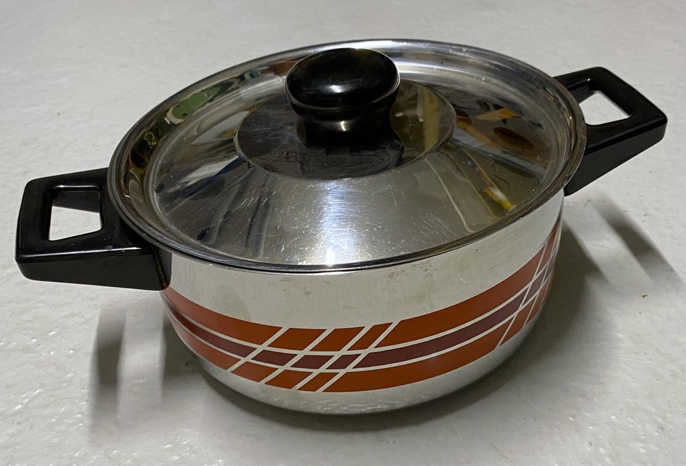 vintage Inox Pfanne Swiss Made mit Deckel 18 cm 2.5 Liter (Gebraucht) in THERWIL für CHF 5 – mit ...