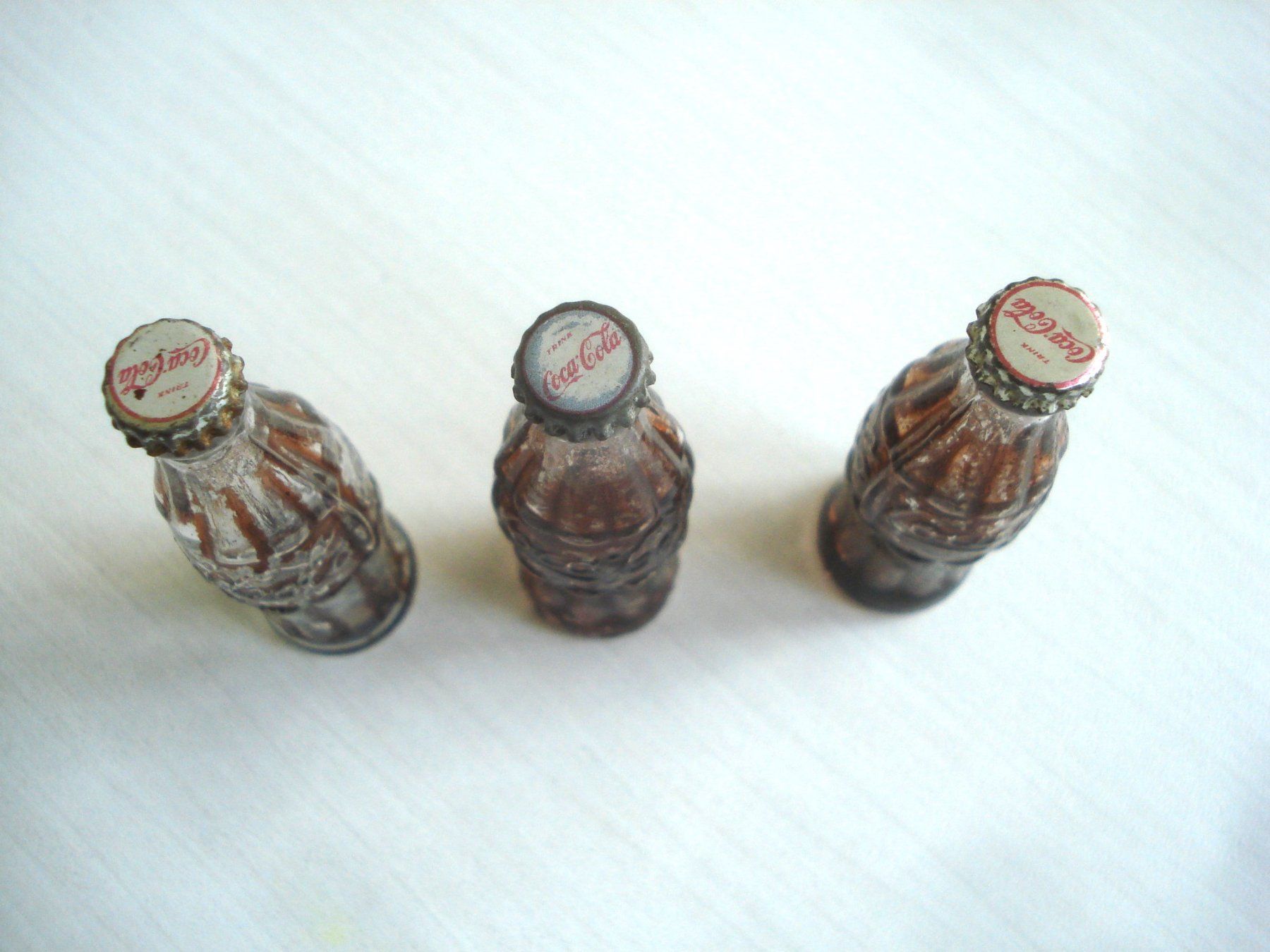 Alte Coca-Cola Miniaturflaschen aus Glas 6,5 cm (Gebraucht) in Urdorf ...