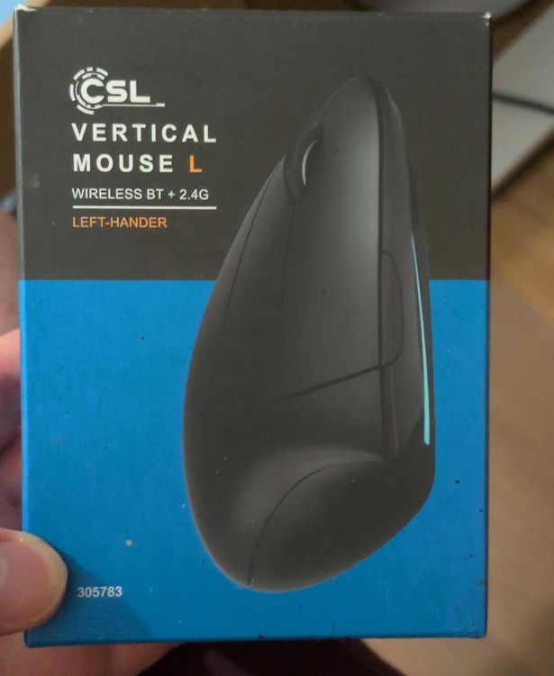 CSL Vertical Mouse L - Wireless BT + 2.4G - Left-Hander (Neu (gemäss ...