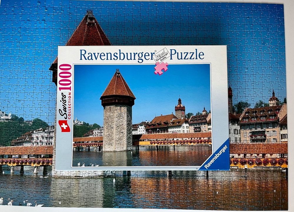 Puzzle 1000 Teile „Luzern“ (Gebraucht) in Widen für CHF 3 – mit Lieferung auf Ricardo kaufen