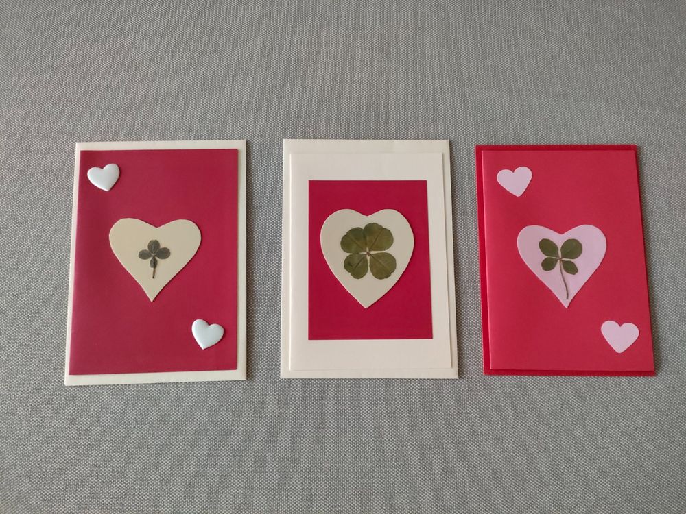 3 Karten mit echt Klee 🍀 (Neu und originalverpackt) in Bern für CHF 18 ...