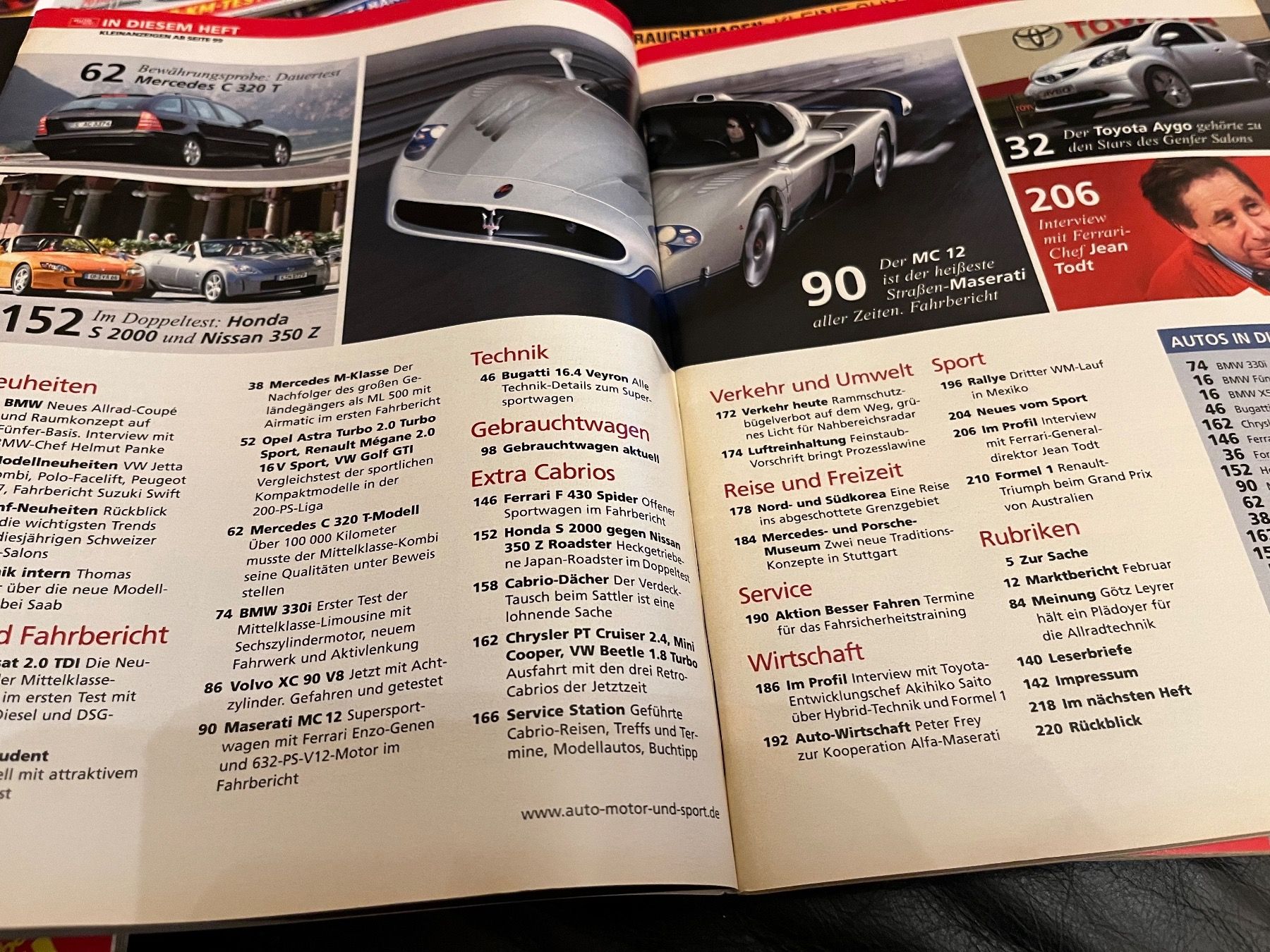 Auto Motor und Sport 16. März 2005/X5/M-Klasse/ (Gebraucht) in hunzenschwil für CHF 5 – mit ...