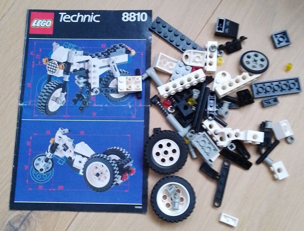 Lego 8810 Cafe Racer inkl. Anleitung gebraucht 1991 (Gebraucht) in ...