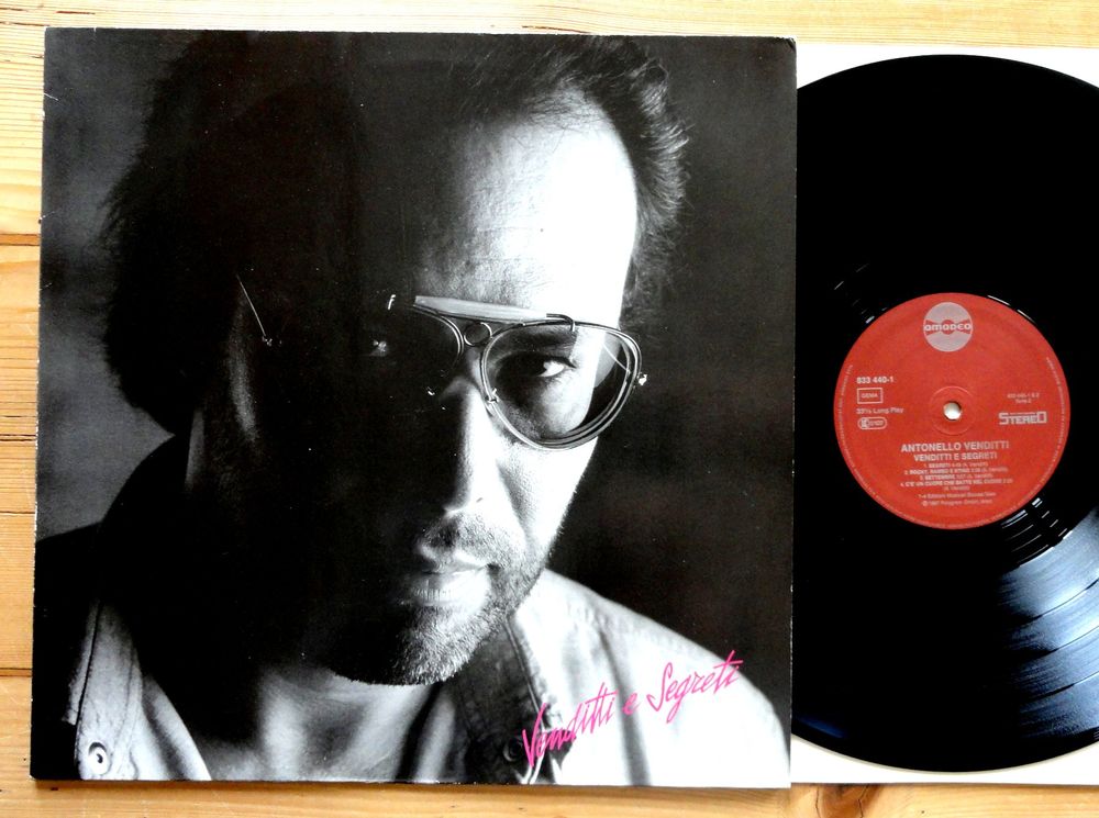 LP ANTONELLO VENDITTI venditti e segreti AMADEO 1987 ITALO (Gebraucht ...