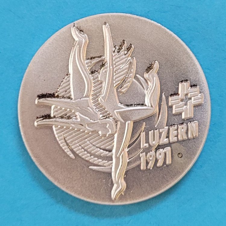 Fanco Annoni; "Turnfest Luzern" 1991 Silber 700 J. CH-Sport (Gebraucht) in Oberriet SG für CHF ...