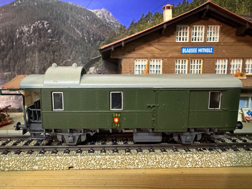 Liliput H0 271 50 - SBB CFF Gepäckwagen *Top in OVP* (Gebraucht) in ...