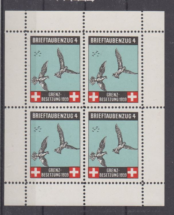 Brieftaubendienst 23/3** Brieftaubenzug 4 Kat.15.- | Kaufen auf Ricardo