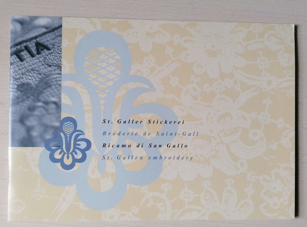 St.Galler Stickerei Briefmarken Katalog 998 / 999 inkl. Buch (Gebraucht ...