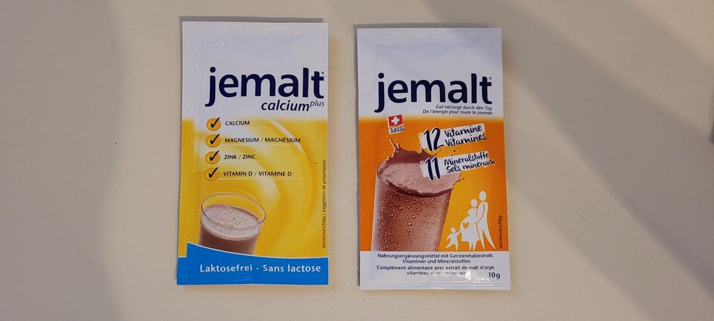 Jemalt Calcium / Jemalt 12 Vitamine 2x10g Nahrungsergänzung (Neu und ...