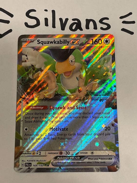Squawkabilly ex 169/193 Paldea Evolved Entwicklungen EN (Neu (gemäss ...