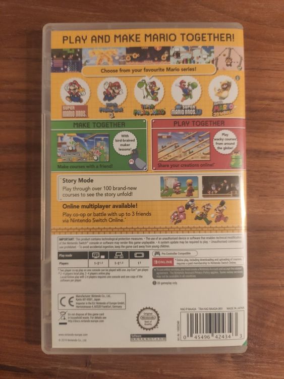 Nintendo Switch Game: Super Mario Maker 2 | Kaufen auf Ricardo Nintendo Switch Game: Super Mario Maker 2 | Kaufen auf Ricardo