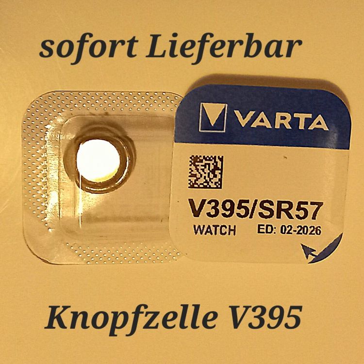 VARTA Silber-Oxid Uhrenzelle, V395 (SR57), 1,55 Volt | Kaufen auf Ricardo