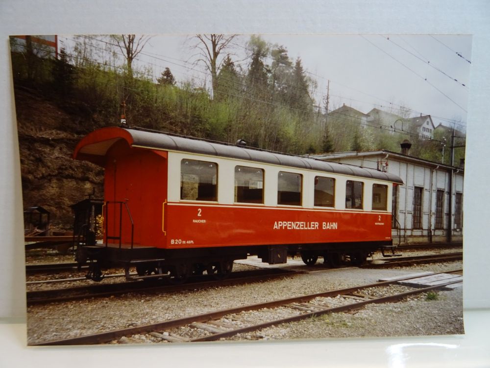 Foto Appenzeller Bahn Wagen Nr. 20, Herisau 2. Mai 1992. | Kaufen auf ...