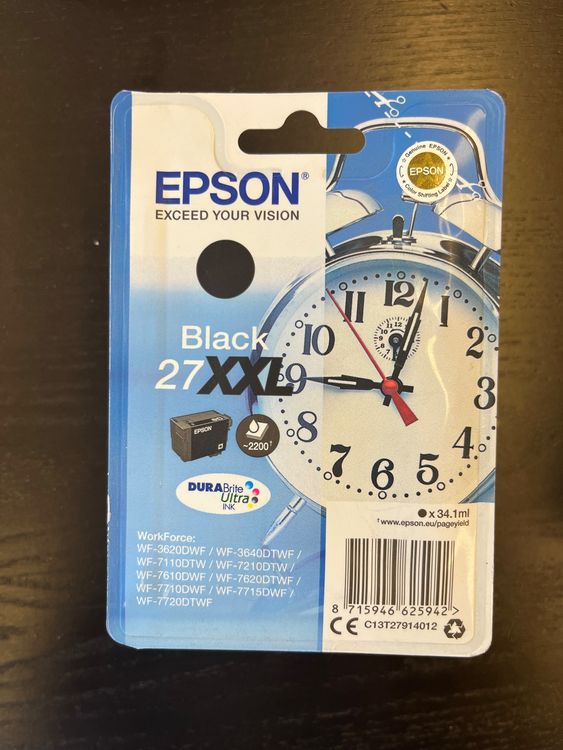 Epson Black 27XXL Druckerpatrone (Neu und originalverpackt) in Bern für ...
