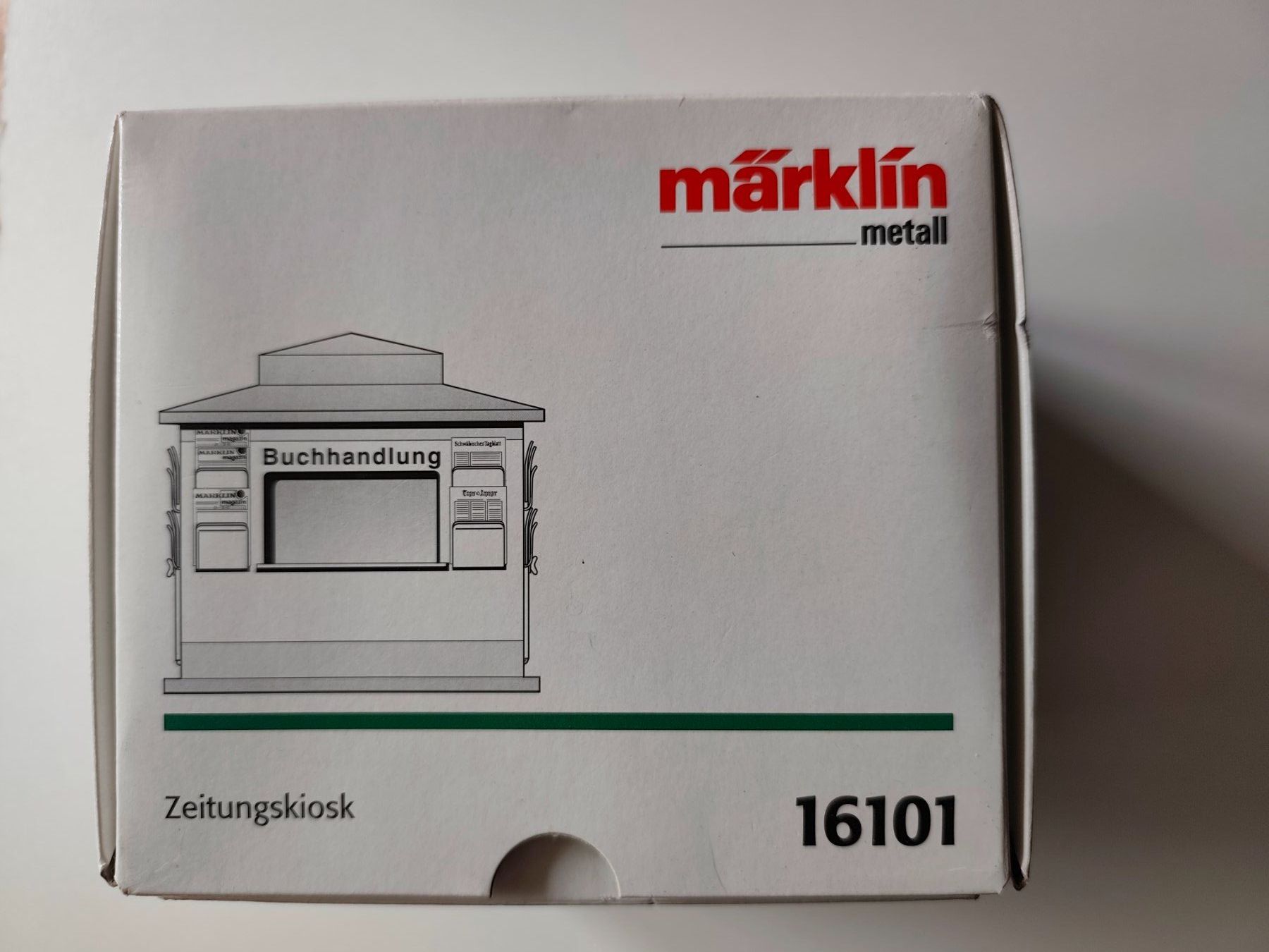 Zeitungskiosk aus Blech von Märklin, Spur I, Fabrikneu (Neu und ...