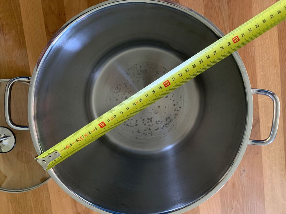 25L Stainless Steel Pot with Glass Lid | Kaufen auf Ricardo