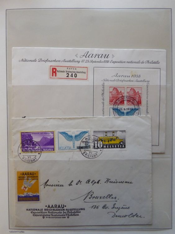 Schweiz, gehaltvolle Blocksammlung, dabei Briefe und FDC's! (Gebraucht) in Horw für CHF 70 – mit ...